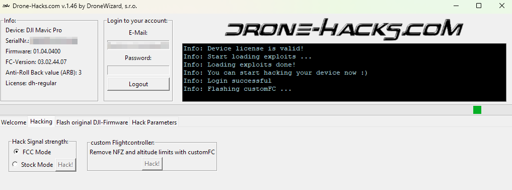 NFZ Removal Using CustomFC Drone Hacks Wiki Learn How To Hack Your Drone